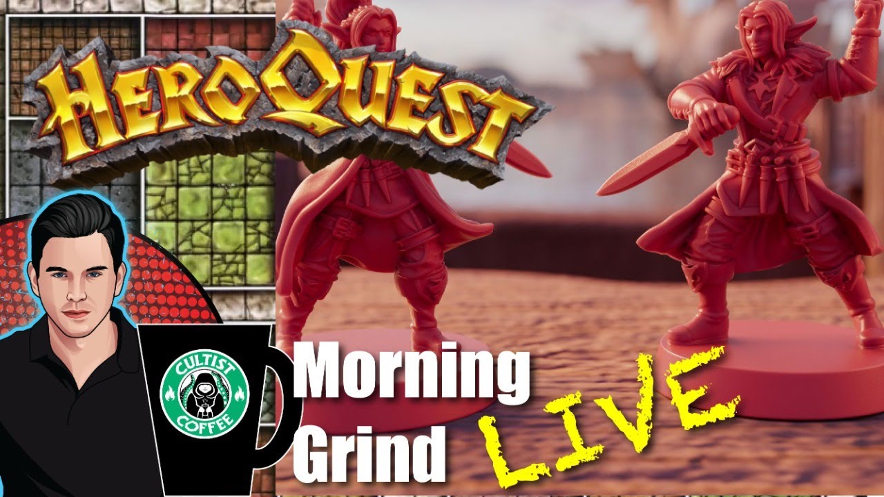HeroQuest Unboxing - The Rogue heir of Elethorn - Morning Grind # 383 ...