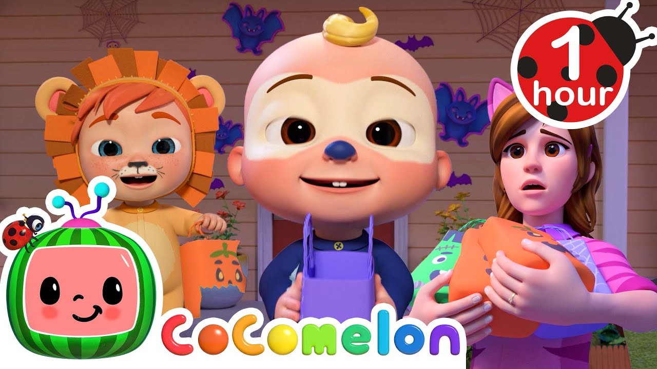 Trick or Treat Song | CoComelon Halloween Songs | Spooky October Party ...