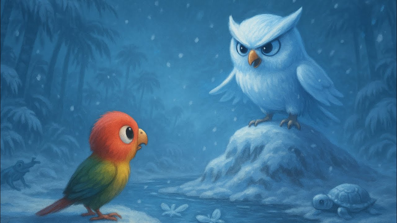 The Frozen Jungle|Clever Sparrow|Jungle Story - YouTube