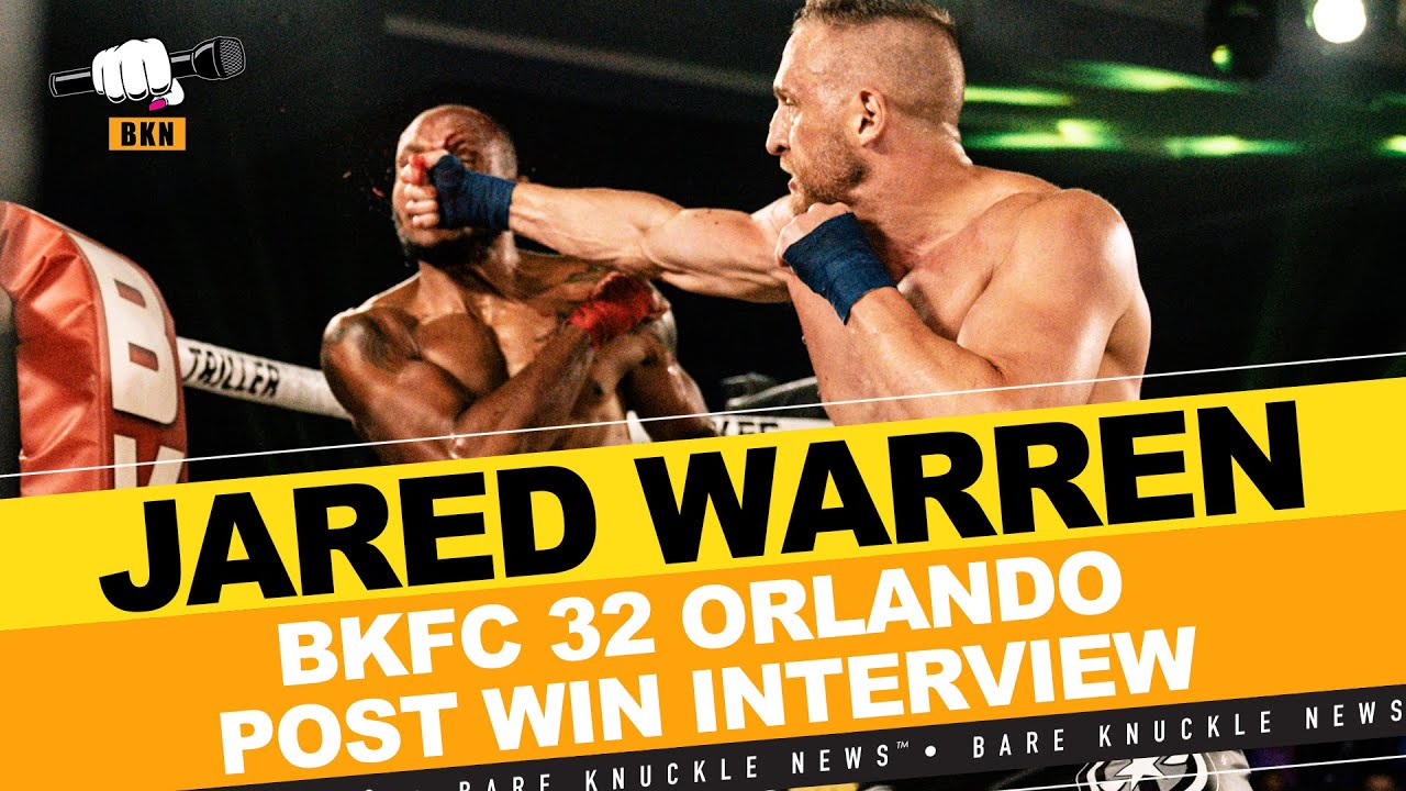 BKFC 32: Jared Warren On His Training and Mental Game to Fight The ...