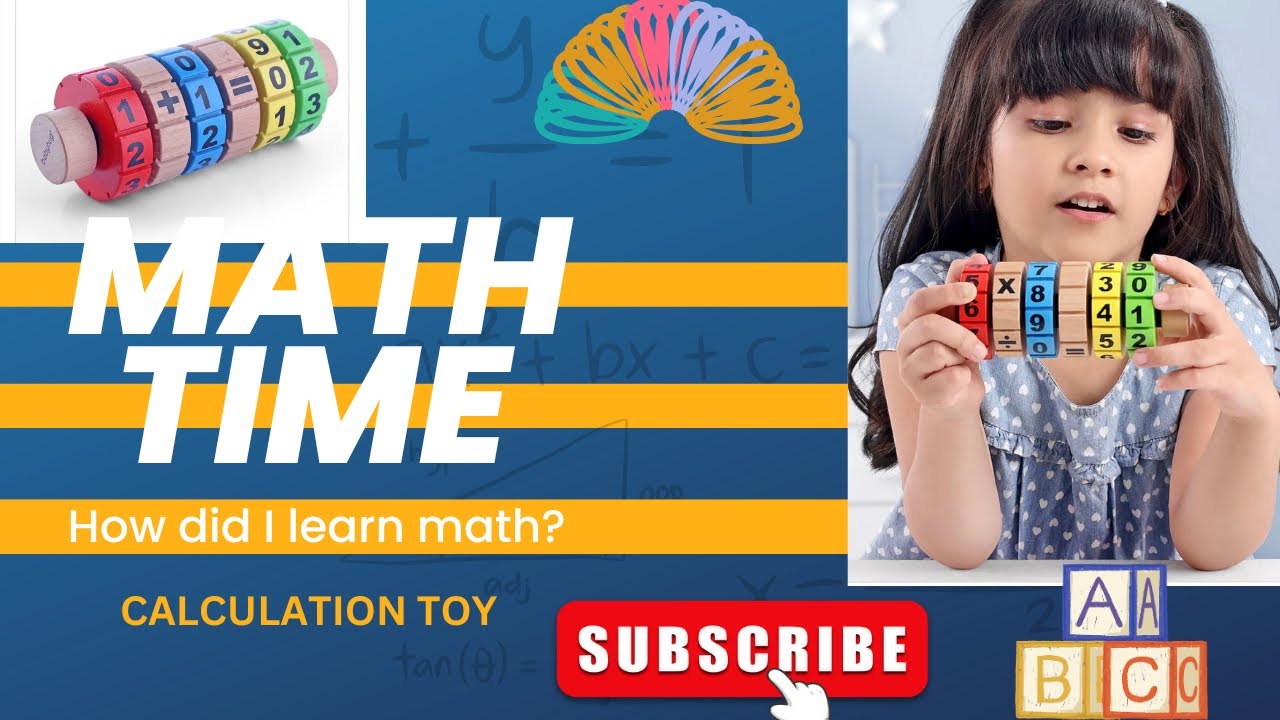 Kids Calculation Toys || Calculate easily with wooden toy ...