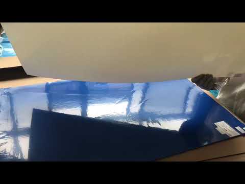 PE Film Clean Room Sticky Mats Anti Static Dedusting - YouTube