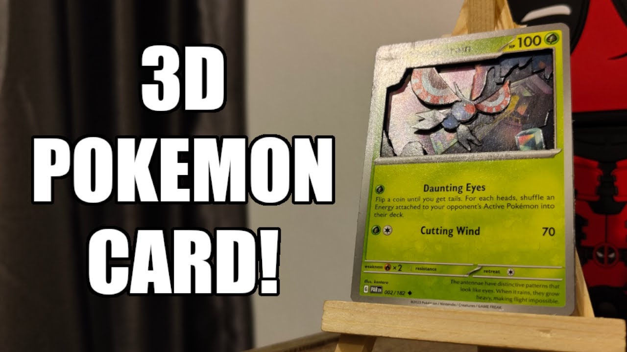 I Made a 3D Pokemon Card - YouTube