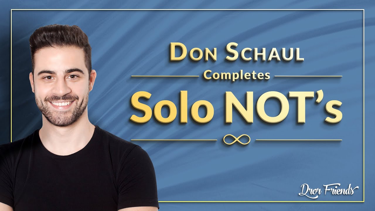 Don Schaul Completes Solo NOT's - YouTube