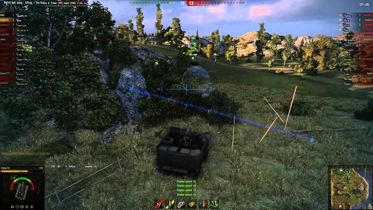 M44 Artillery Pwnage WoT - YouTube