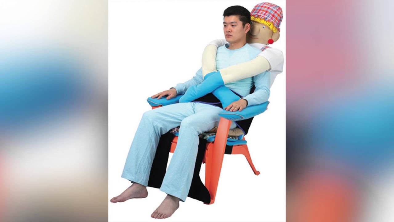 Japanese Hugging Chair Embraces You With Creepiness - YouTube
