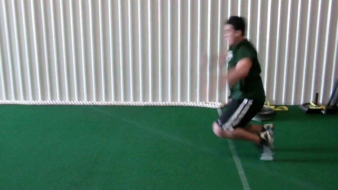 Double Knee Broad Jumps - YouTube