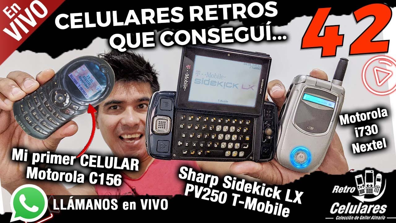 Motorola C156😎 Sharp Sidekick LX Pv250 Motorola i730 Nextel |Celulares Retros que Conseguí 41 ...