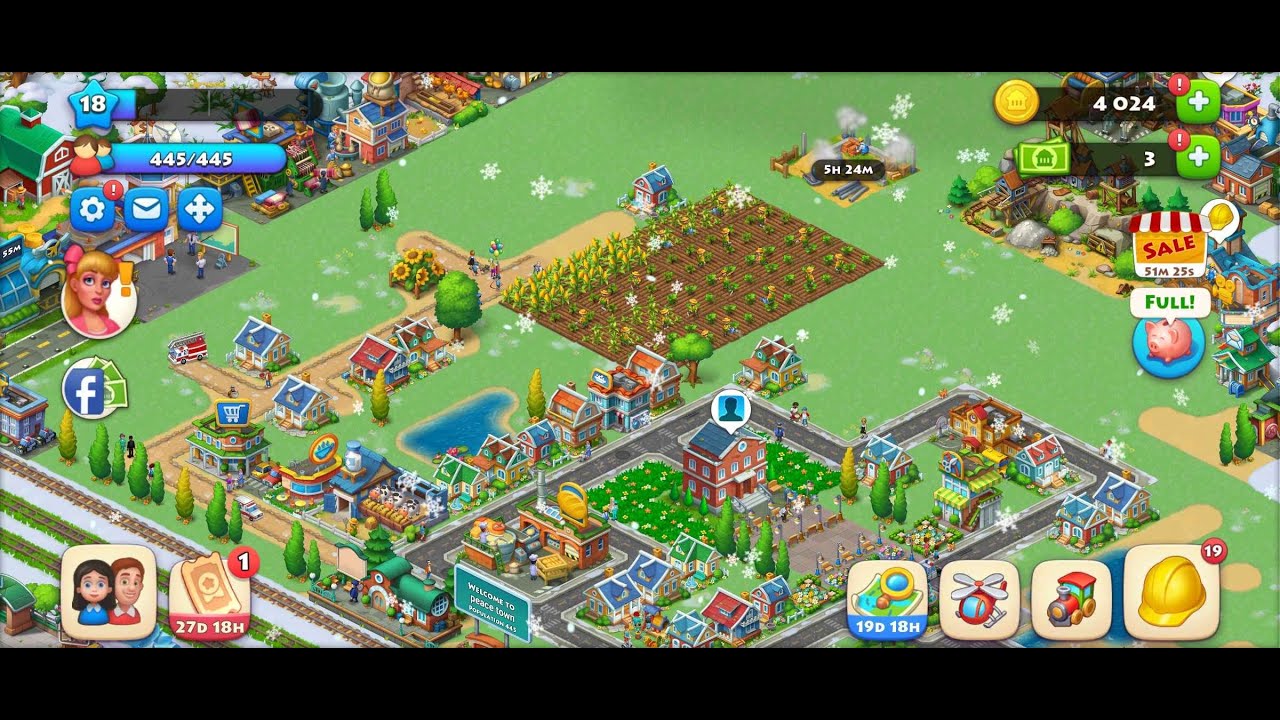 Township level 18 Part 1 - YouTube