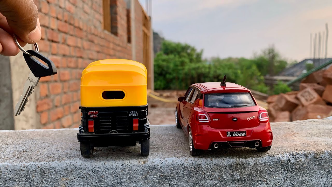Unboxing of Scale Model CNG Auto Rickshaw | Swift | Scale 1/32 Model ...