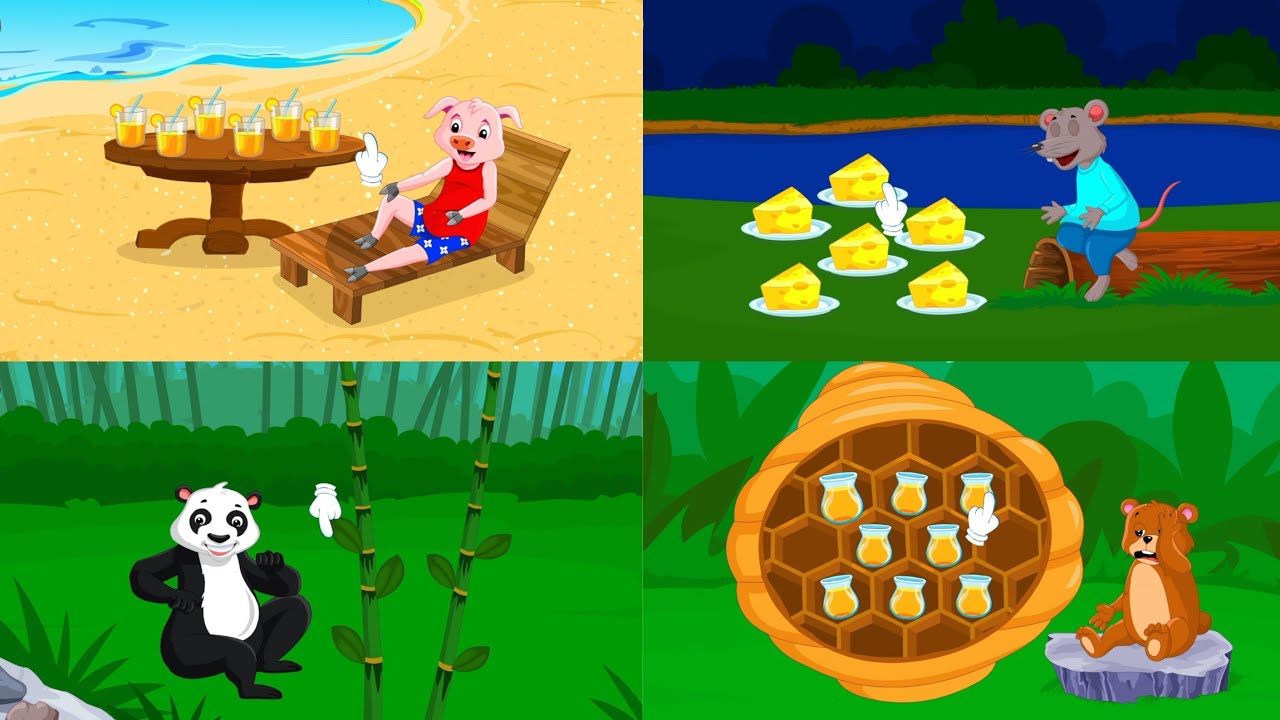 Feeding Time | Puzzle Guessing Game for Toddlers | Kids Learning Videos ...