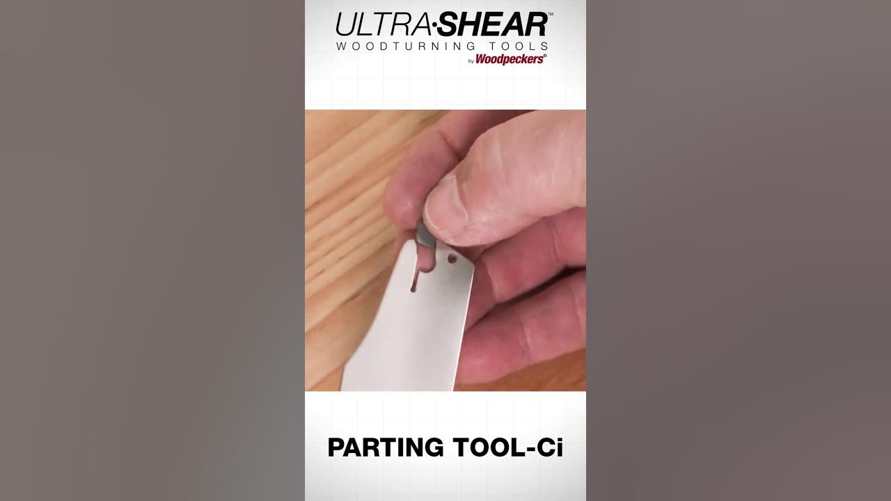 Ultra Shear Parting Tool Ci Wood turning Tool #shorts - YouTube