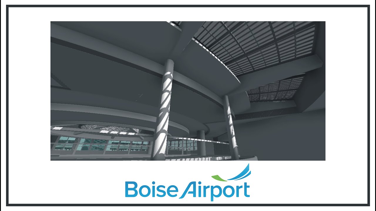 Boise Airport/Boise Air Terminal (Gowen Field) 3D Animation (Virtual ...