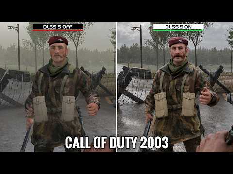 DLSS 5 On Call of Duty (2003) - Did It Really Get This Good?
