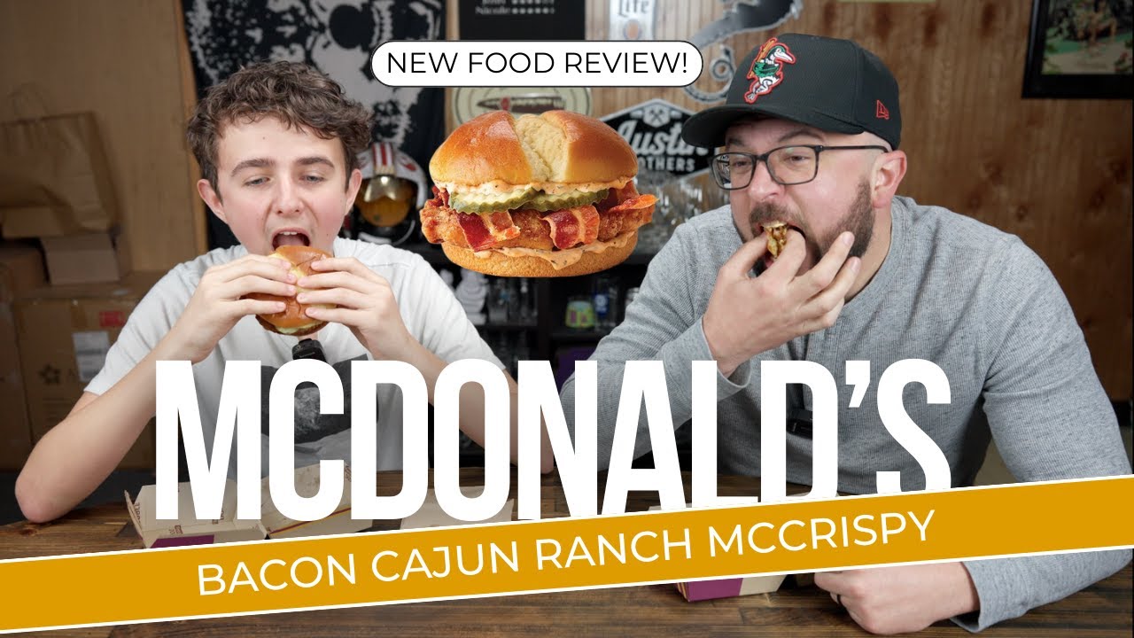 McDonald's Bacon Cajun McCrispy | Half A Food Review - YouTube