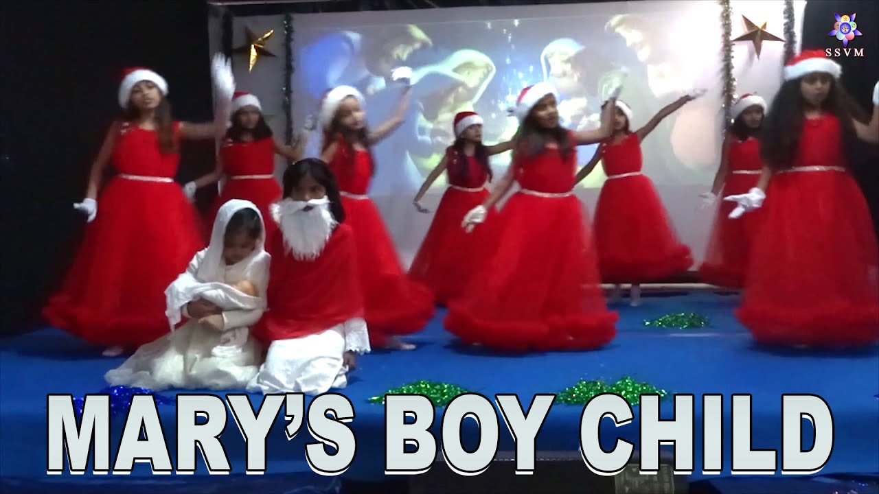 Christmas Dance | Mary's Boy Child Dance | Sri Sai Vidya Mandira | SSVM ...