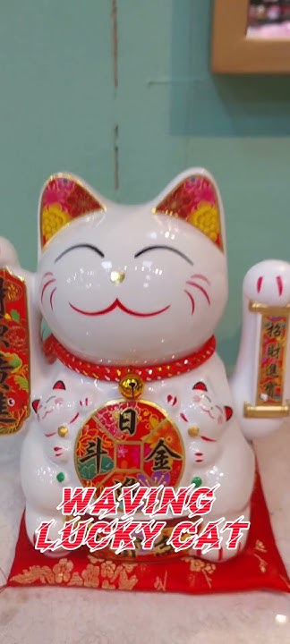 #luckycat #manekineko #wavingcat #luckycharm #ytshorts #trendingshorts - YouTube