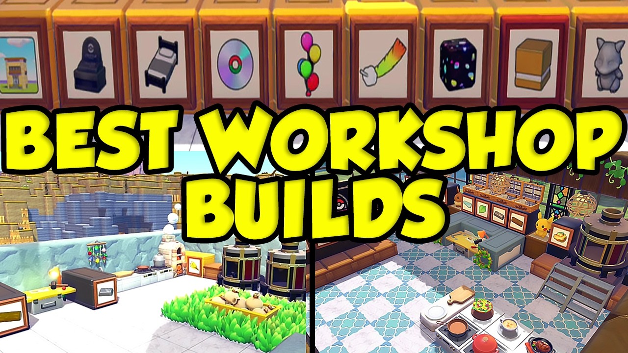 BEST POKOPIA WAREHOUSE BUILDS! Pokemon Pokopia Storage Designs - YouTube