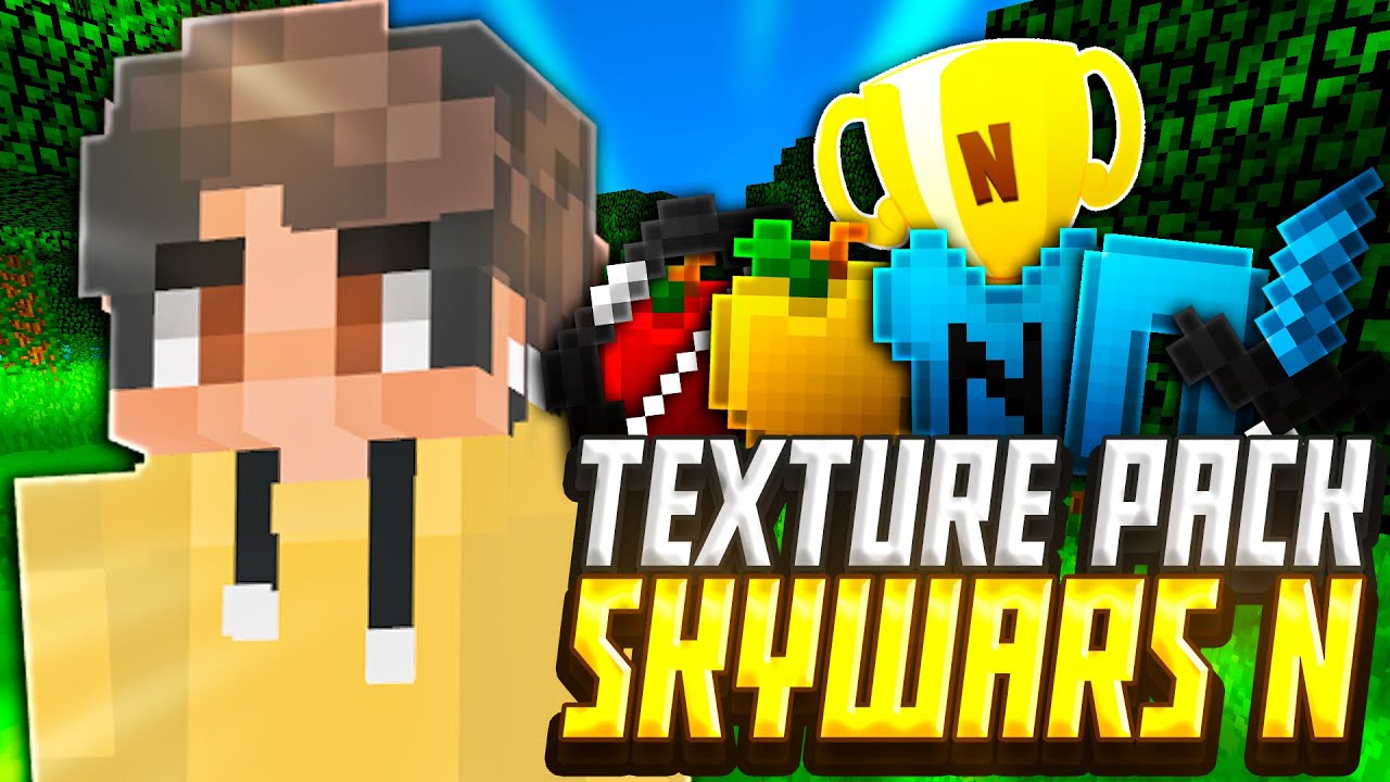TEXTURE PACK OFICIAL DEL TORNEO SKYWARS N!🏆| CON ESTE TEXTURE PACK ...