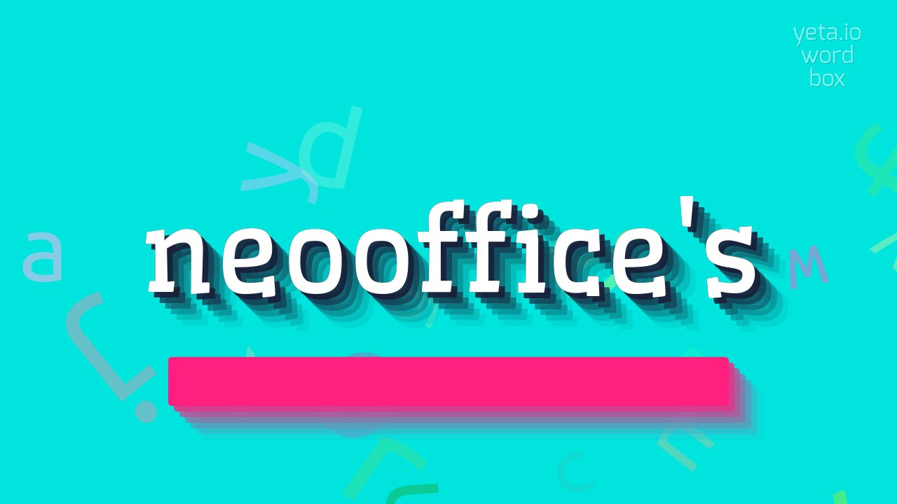 How to say "neooffice's"! (High Quality Voices) - YouTube