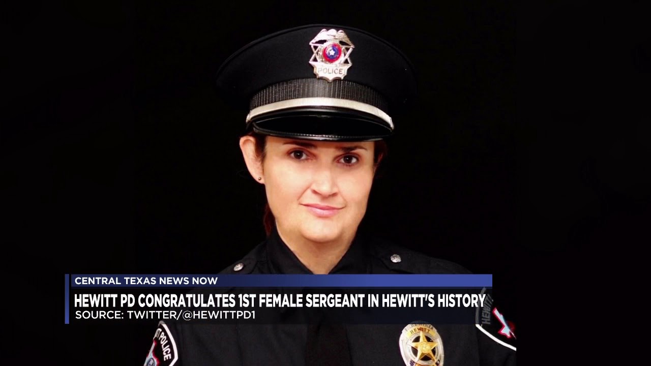 Hewitt Police Department congratulates first female sergeant in Hewitt ...