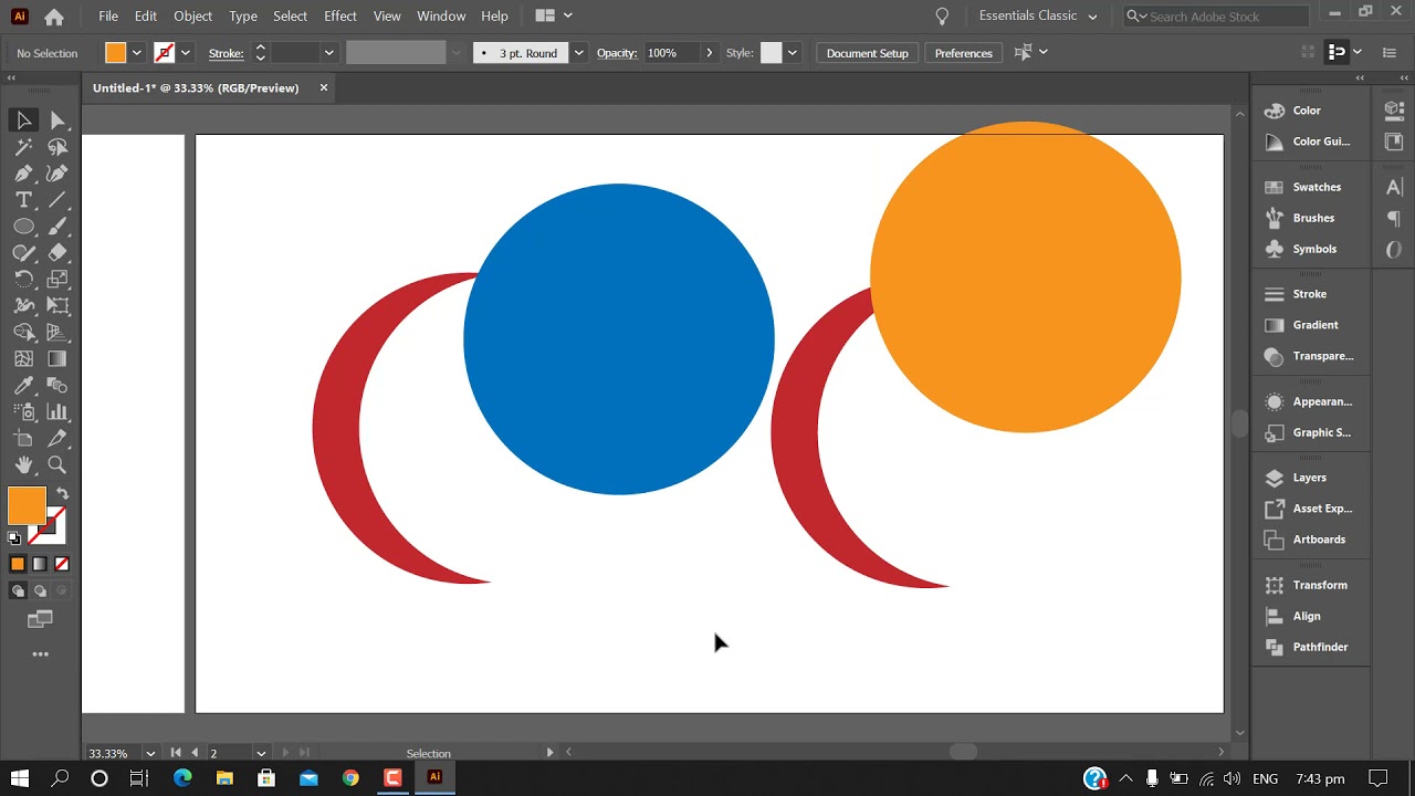 How to use Pathfinder Tool in Adobe Illustrator | Beginners Tutorial-12 ...
