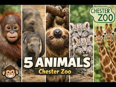5 Animals at Chester Zoo | Baby Orangutan, Elephants & Snow Leopard ...