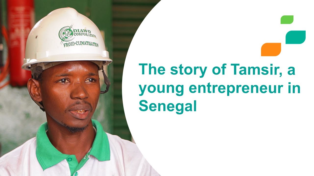 The story of Tamsir, a young entrepreneur in Senegal - YouTube