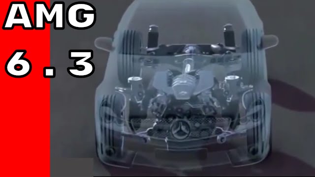Mercedes AMG 6.3 liter V8 Engine and SPEEDSHIFT MCT 7 speed sports ...