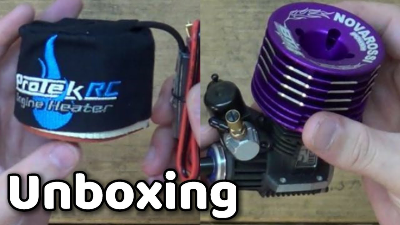 Novarossi BT4 .21 Nitro Engine and Protek Engine Heater | Unboxing ...