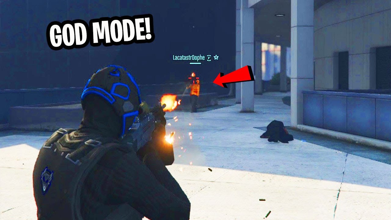 GOD MODE Player Instantly Regrets Attacking me on GTA 5 Online - YouTube