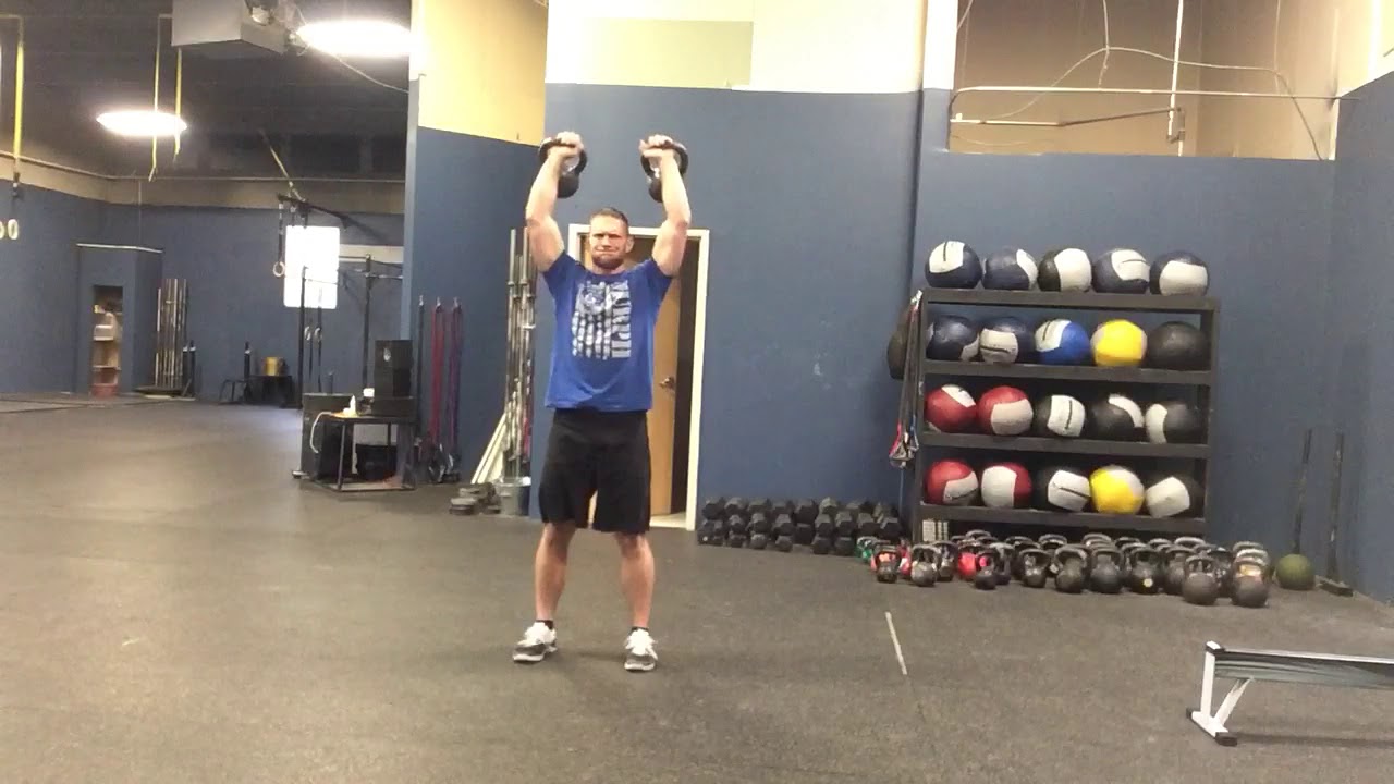 Dual KB Press - YouTube