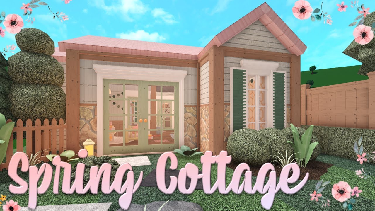 Bloxburg: Spring Cottage - Speedbuild - YouTube