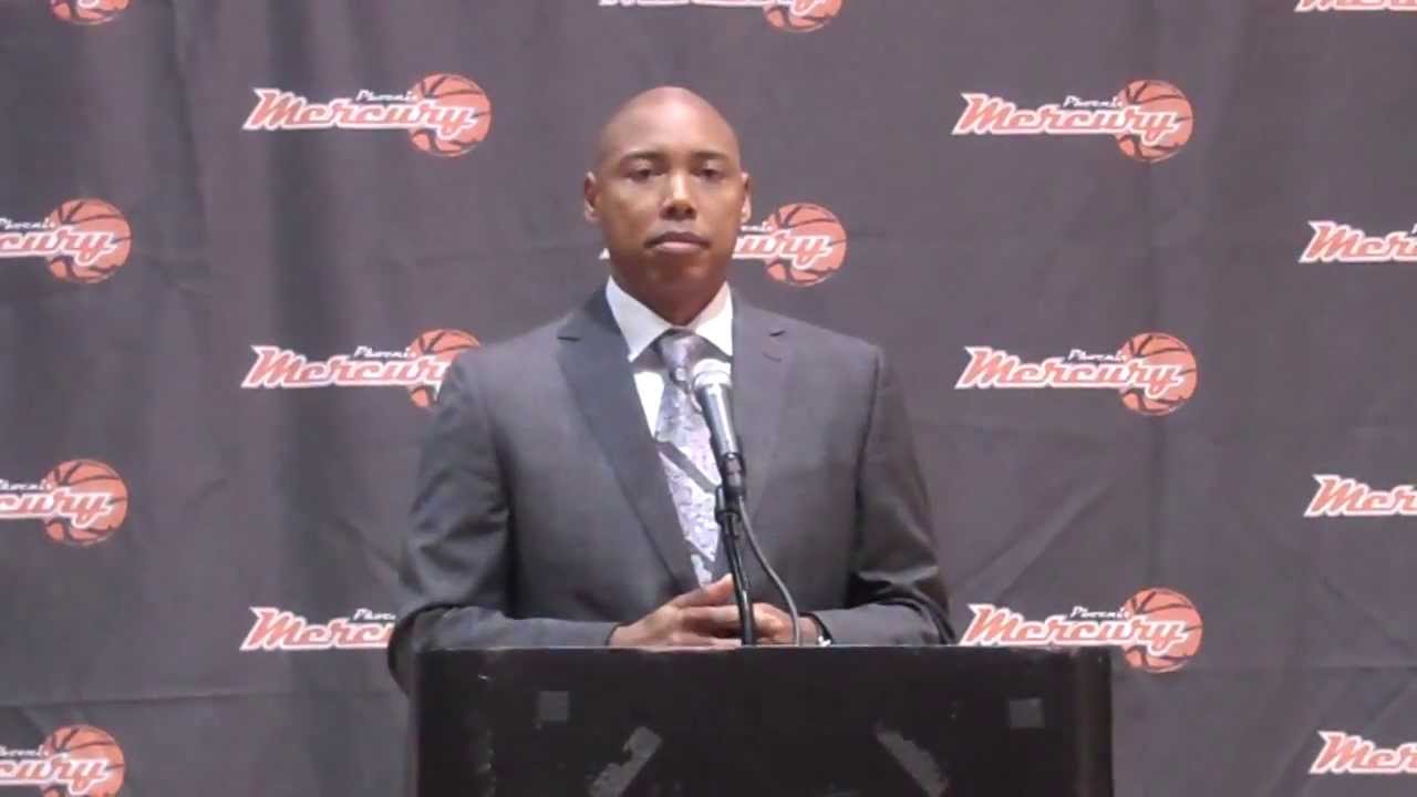 Phoenix Mercury 2013 Media Day: Head Coach Corey Gaines - YouTube