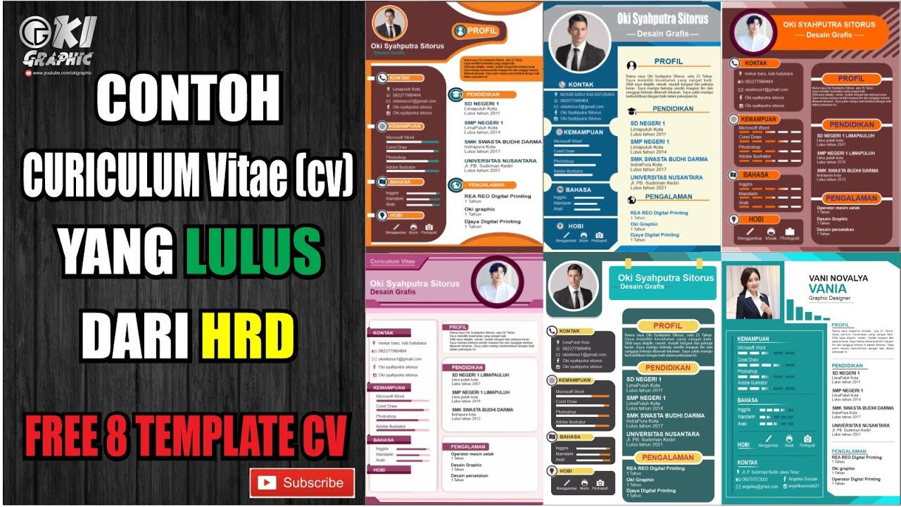 free download curriculum vitae ( cv ) - Corel Draw x7 - YouTube