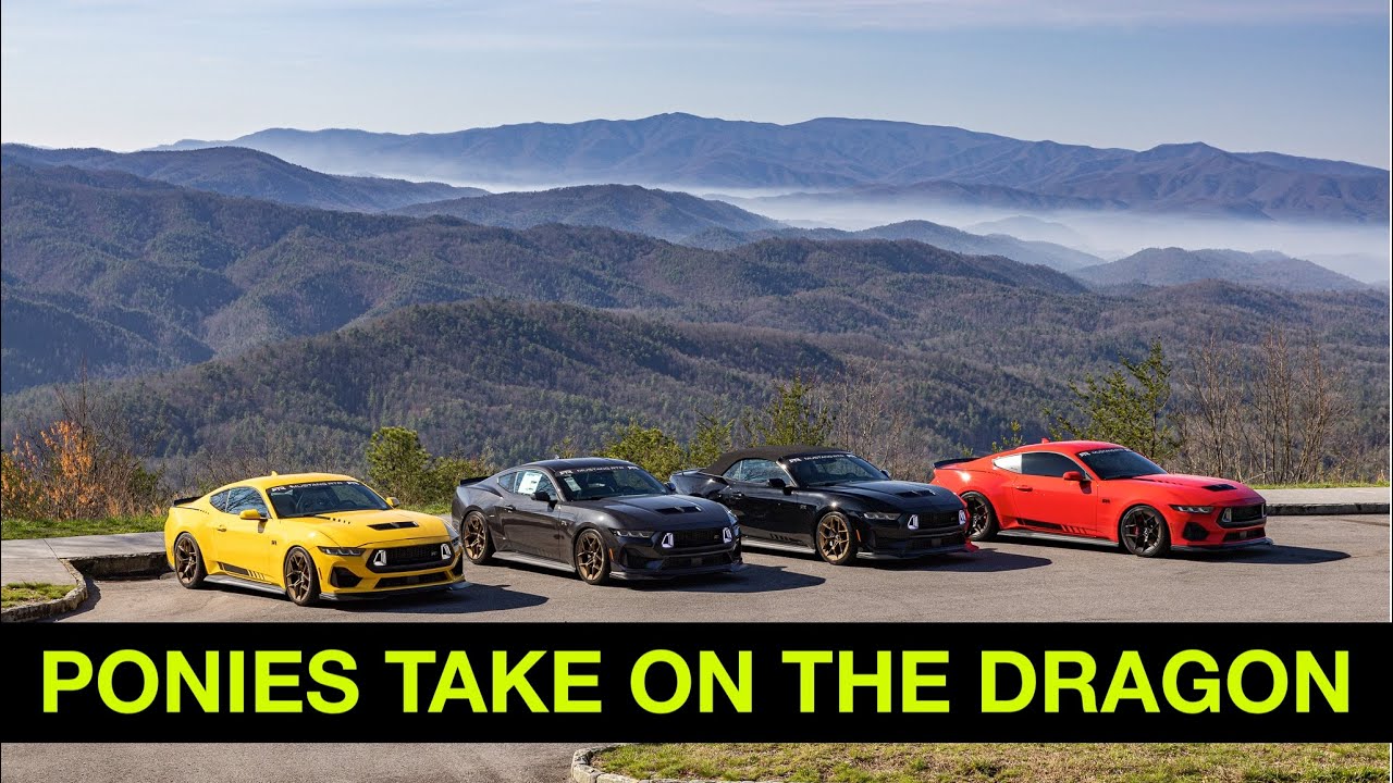Tail of the Dragon in the 2024 Mustang RTR Spec 2 - YouTube