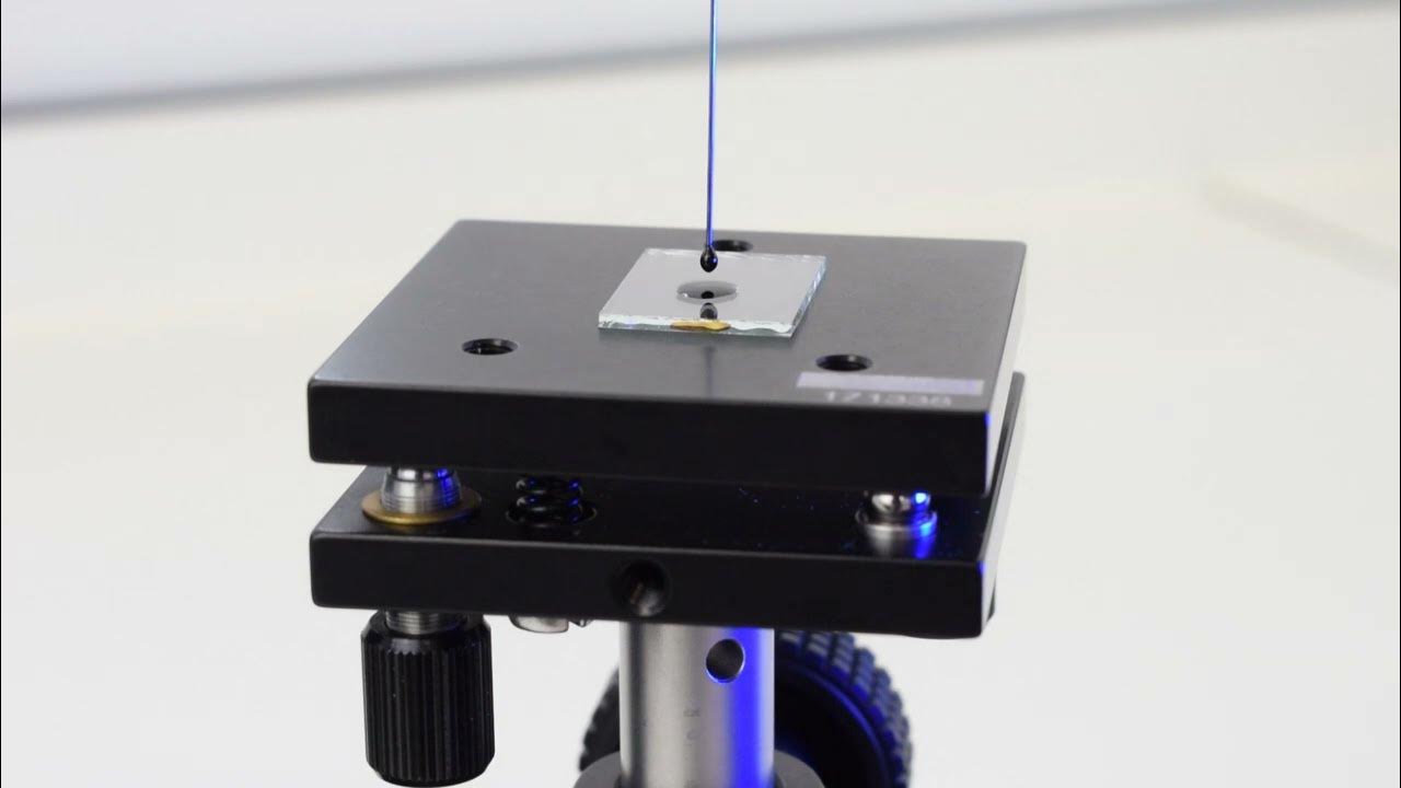 How to do a contact angle measurement (Quickstart guide) - YouTube