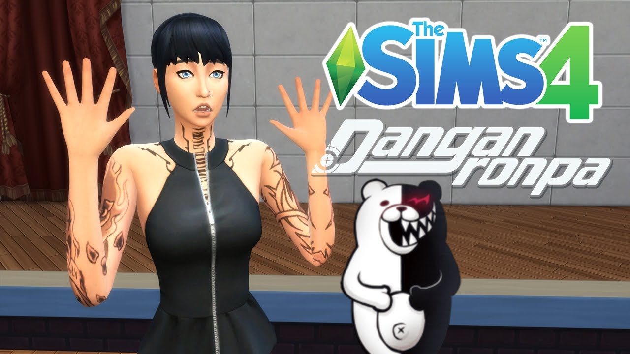 THE FIRST MURDER || The Sims 4 Danganronpa || Episode 1 - YouTube