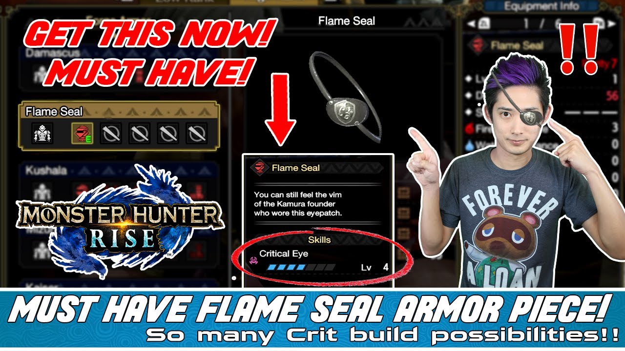 How to Unlock FLAME SEAL in MH Rise guide! CRAZY Monster Hunter Rise ...