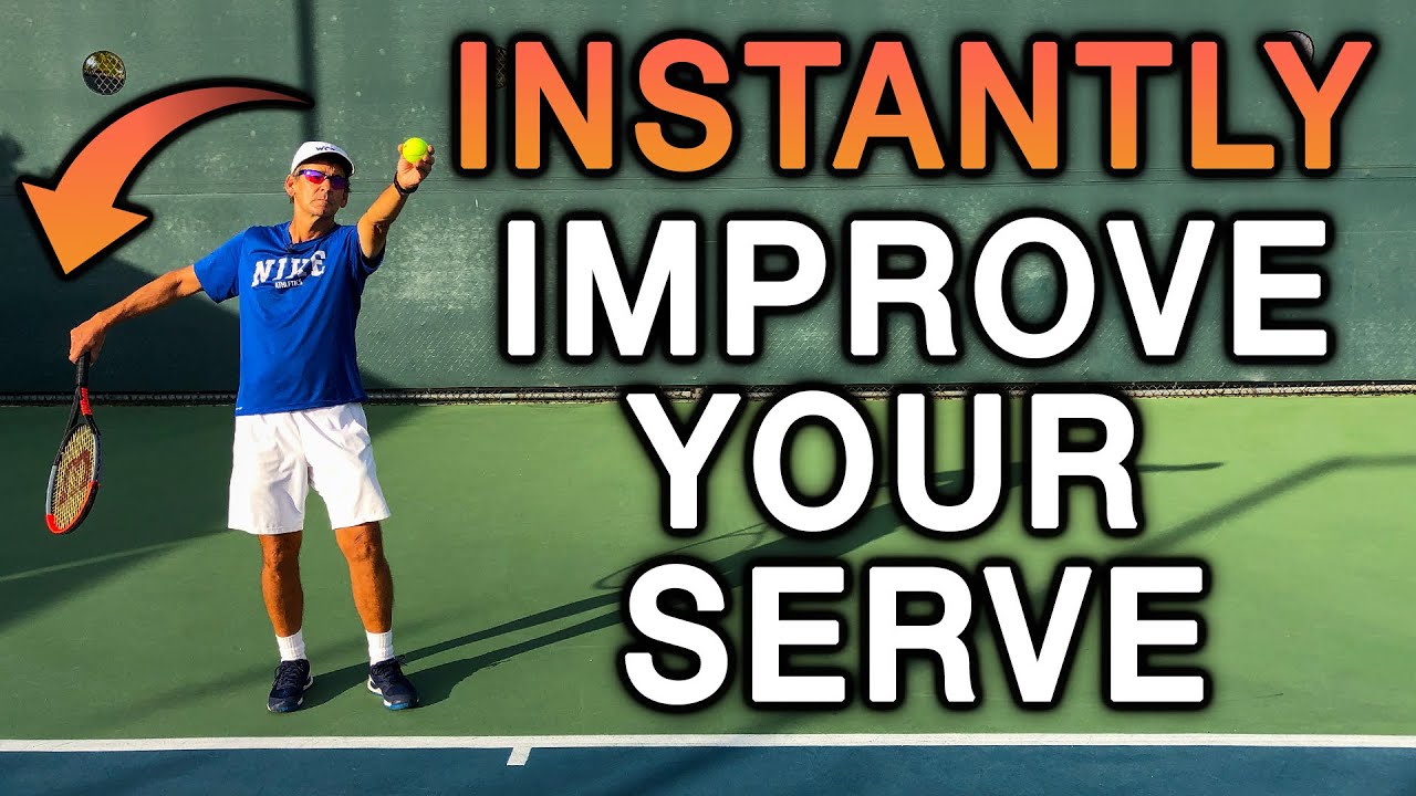 INSTANTLY Improve Your Serve With This One Simple Tip - YouTube