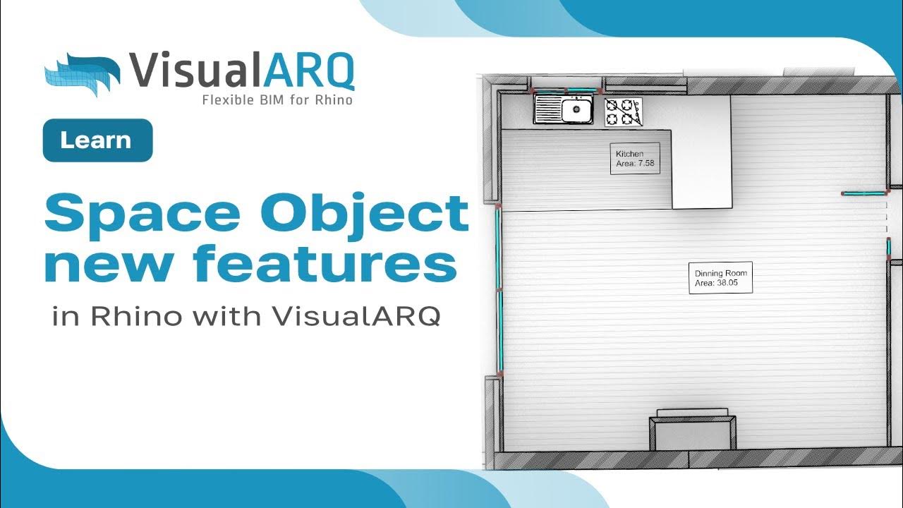 VisualARQ 2.0 sneak preview: Space object new features - YouTube