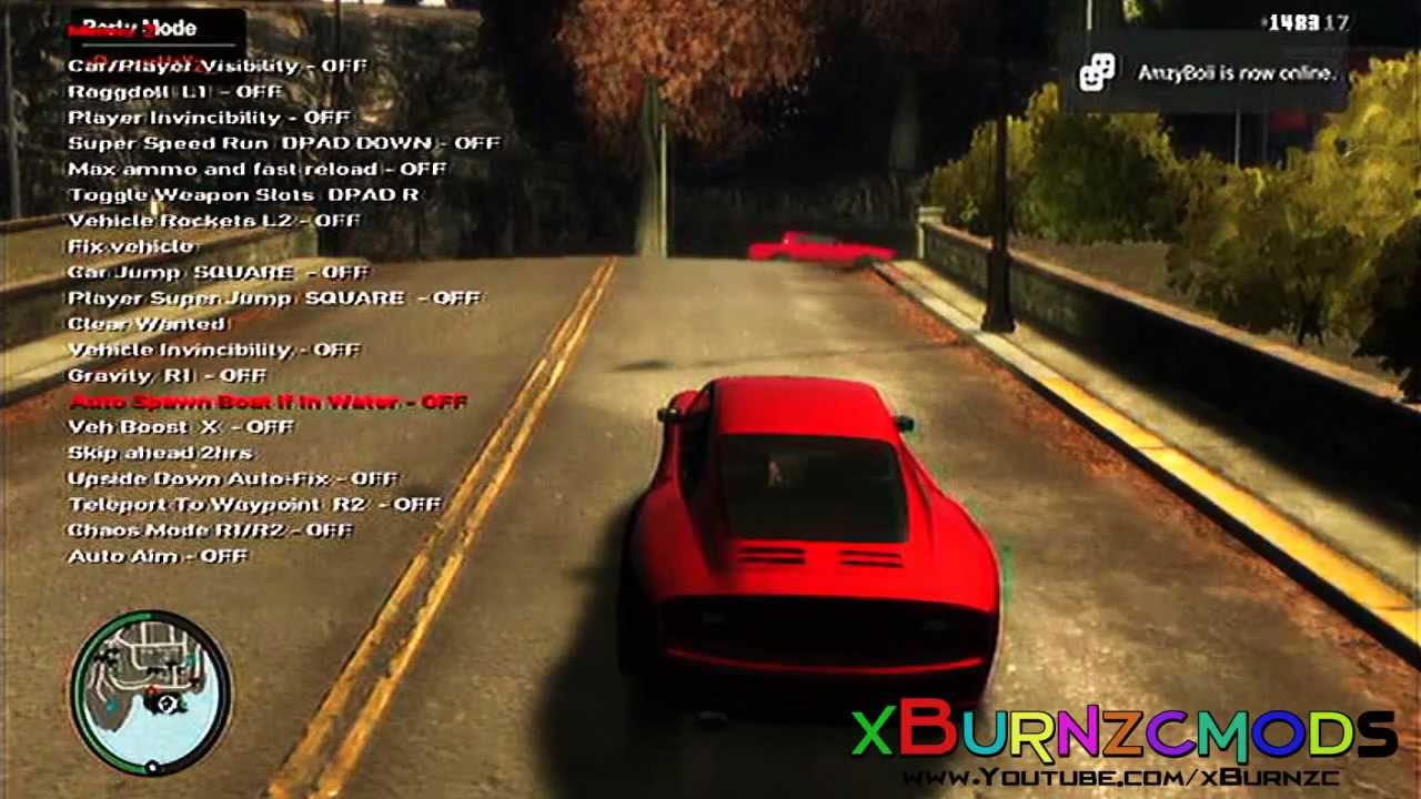 GTA IV Platinum Trophy -- Mod Menus -- Fun Hacks - YouTube