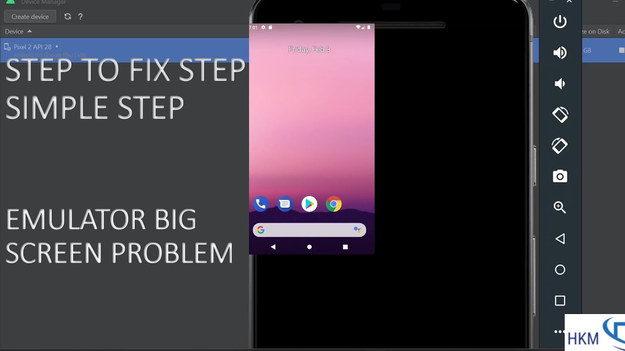 Easy step to solve screen problem of virtual Emulator, Virtual Mobile ...