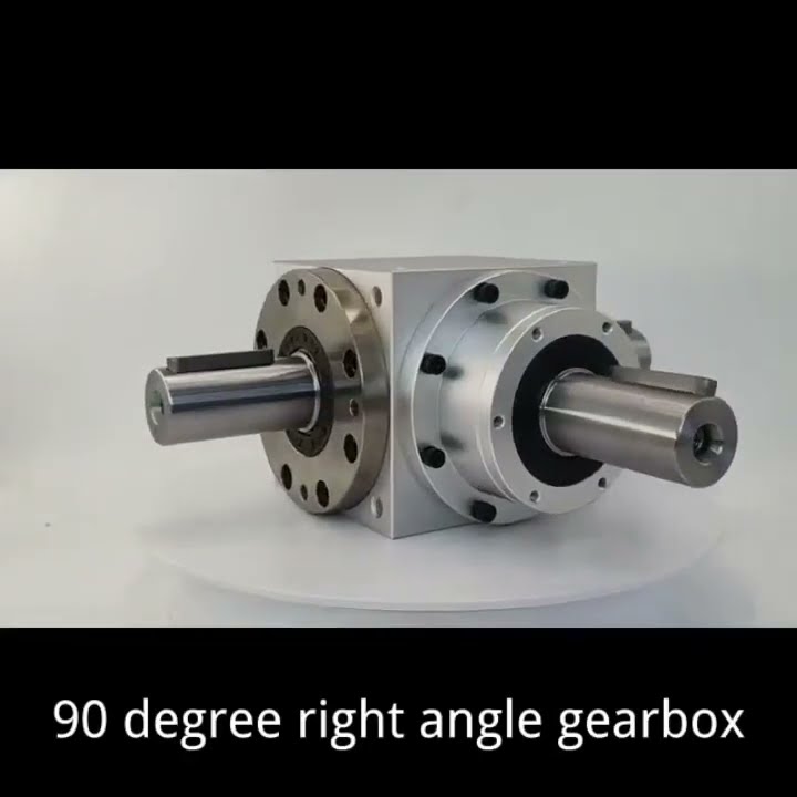 Bevel Gear 3 Shaft Right angle Gearbox 90 Reducer - YouTube