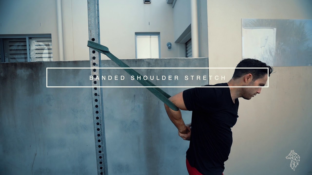 BANDED SHOULDER STRETCH - YouTube