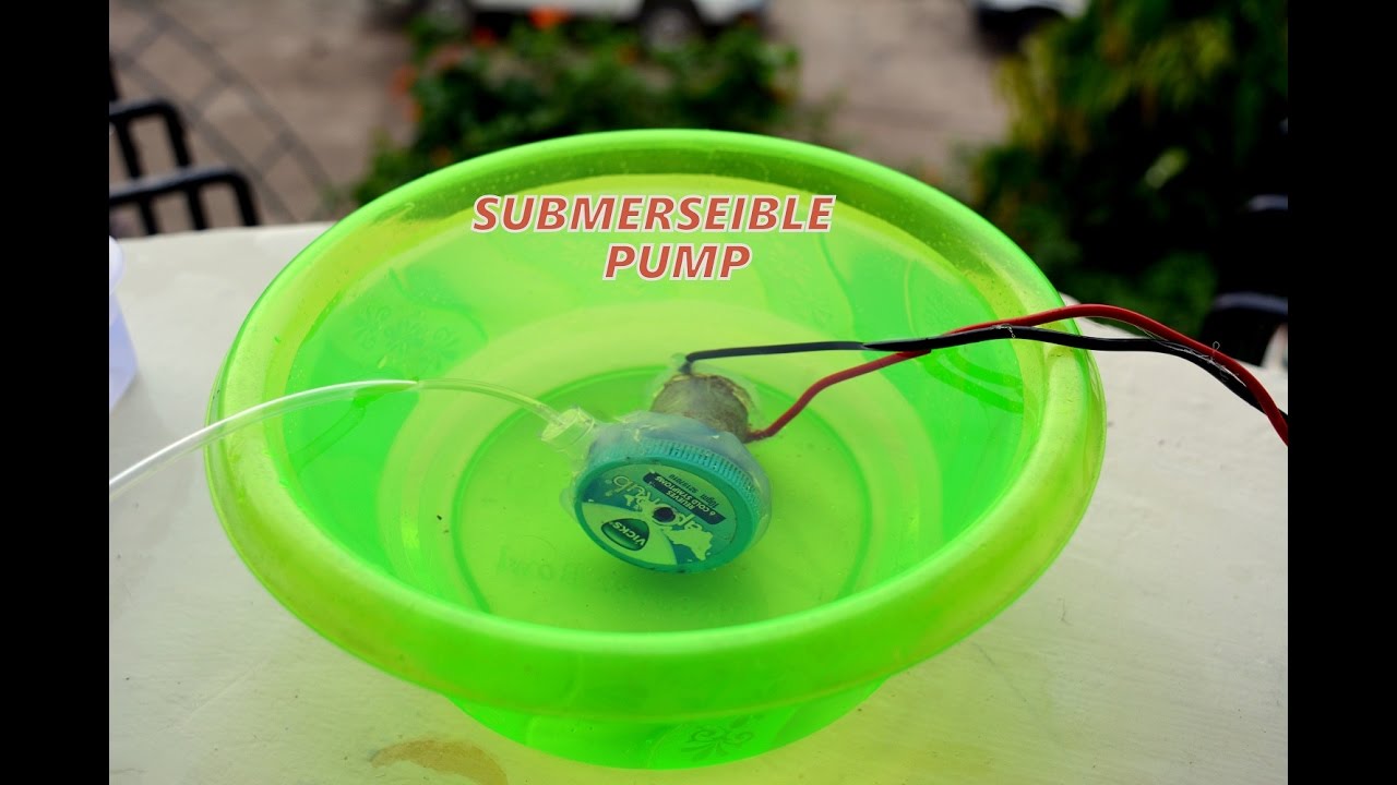 How to Make Submersible Pump - at Home - Easy Way - YouTube