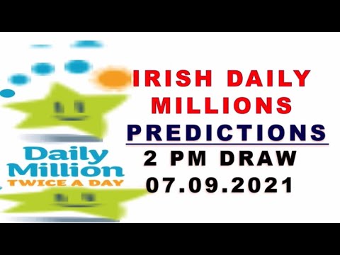07.09.2021 | Irish Daily Millions 2pm Lotto Predictions for today 🍀🤞🏽 ...
