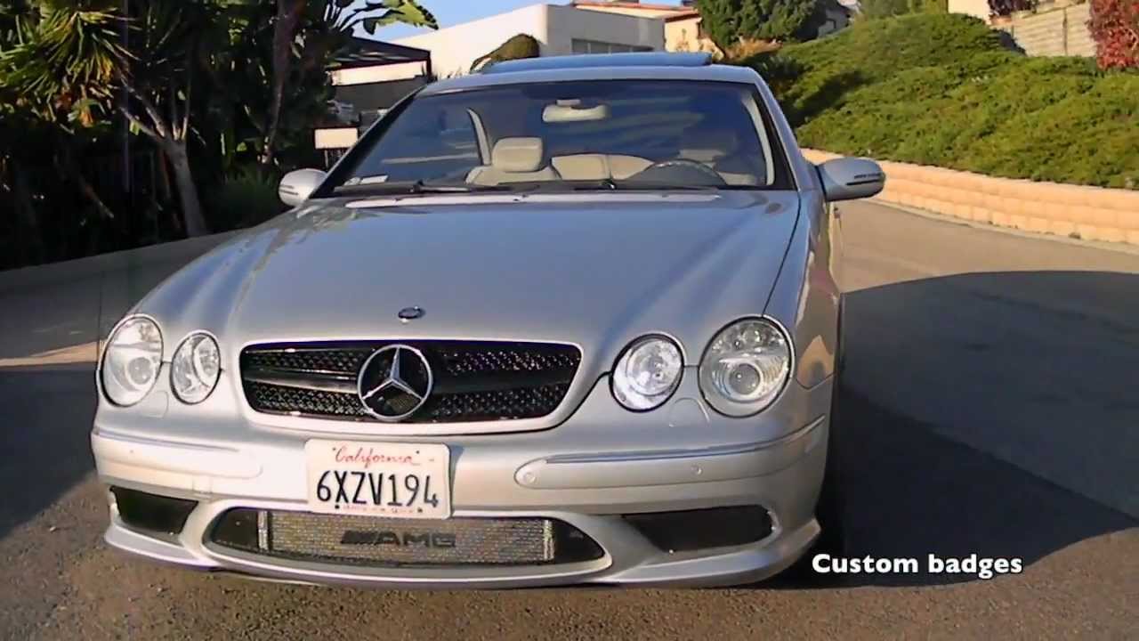 CL55 AMG body mods all done. - YouTube