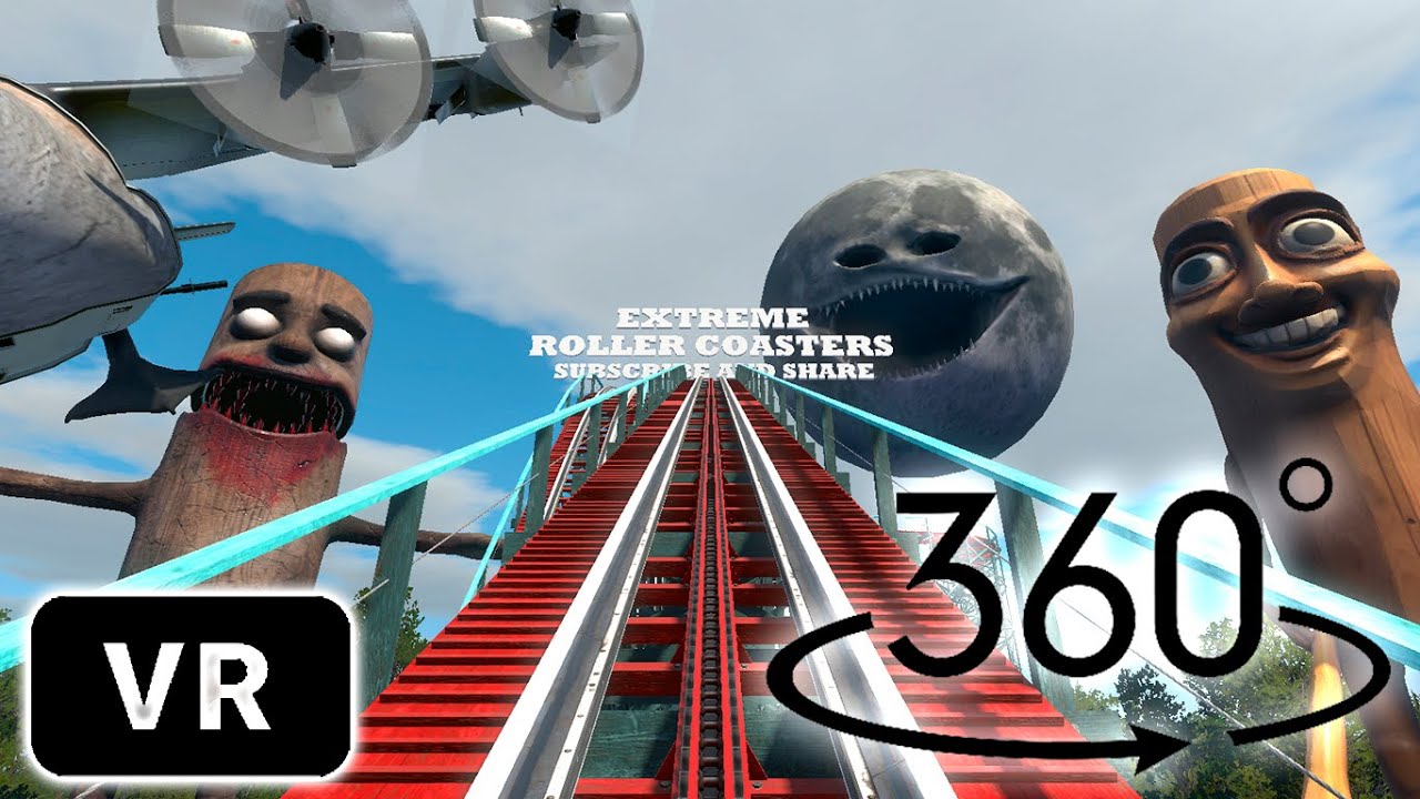 Brainrot Tung Tung Sahur Roller Coaster Meme: Surreal Dreamscape VR # ...