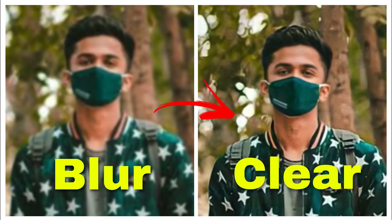 How to increase photo clarity | blur photo to clear photo | photo ...